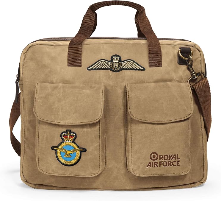 RAF Canvas Messenger Bag – A unique and officially licensed RAF men's ...
