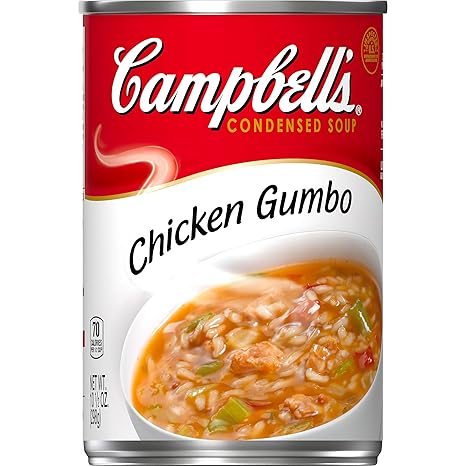 Amazon.com : Campbell's Condensed Chicken Gumbo Soup, 10.5 oz. Can ...
