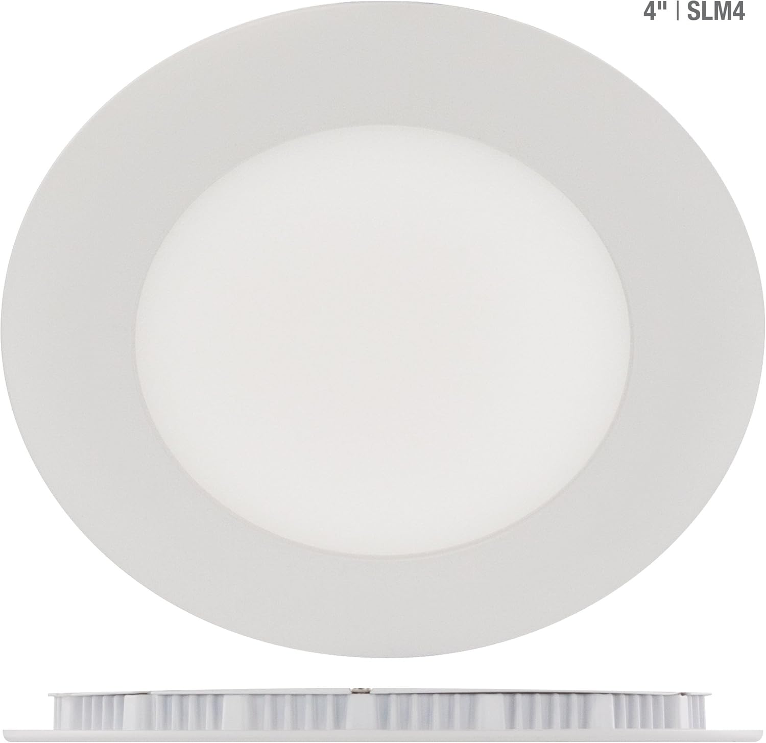 Amazon.com: 4" Round LED Slim Profile Recess Retrofit, 9W, 3000K Warm ...