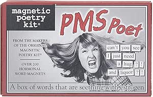Amazon.com: Magnetic Poetry - PMS Poet Kit - Words for Refrigerator ...