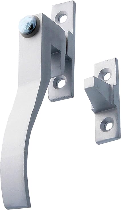 Aluminium Window Casement Fastener 4"/100mm with Screws: Amazon.co.uk ...