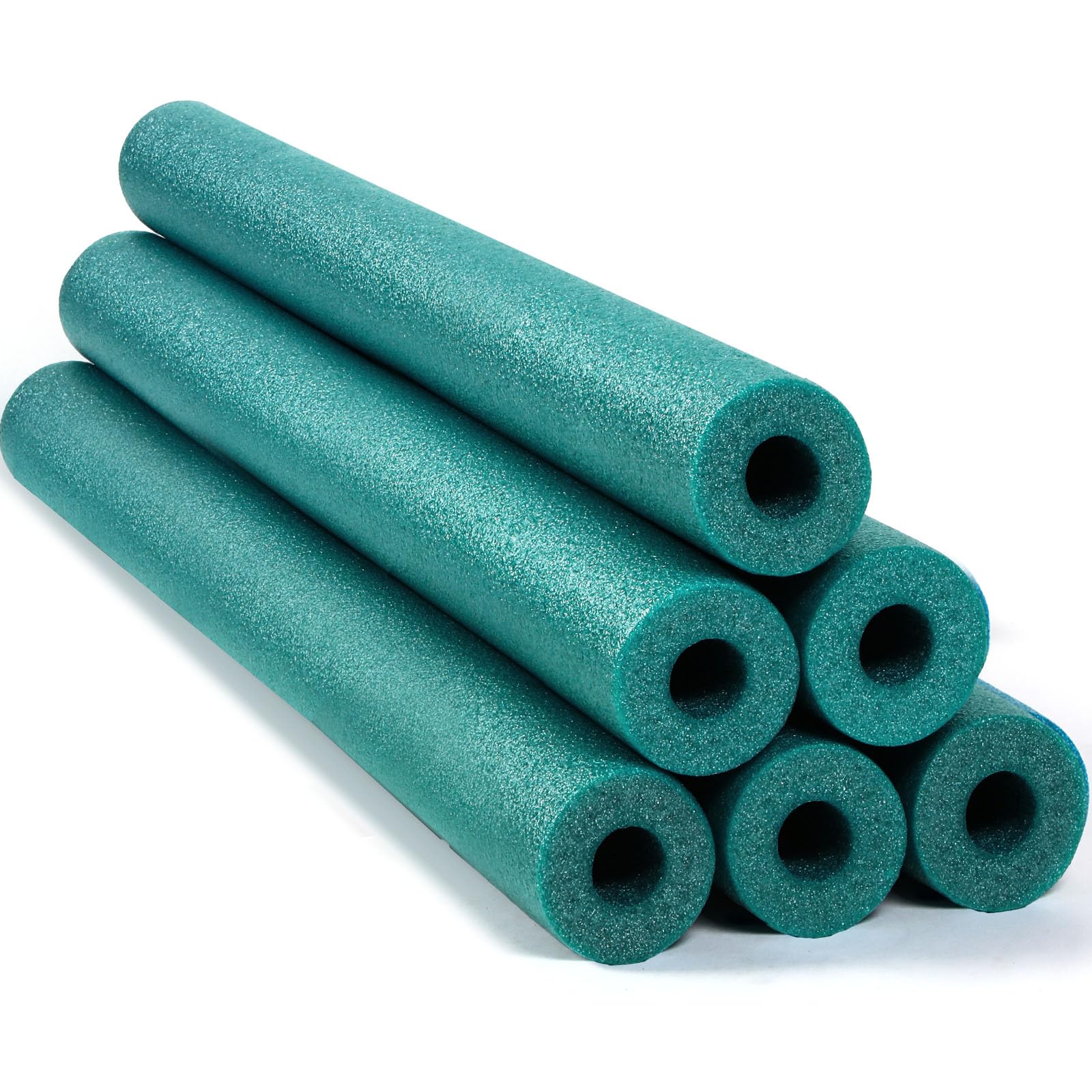 Hanaive 6 Pack Pool Foam Noodles Swim Hollow Bright Pool Noodles Bulk ...