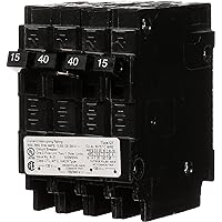 SIEMENS Q21540CT 40 Double (2) 15 Amp Single-Pole Type QT Triplex ...