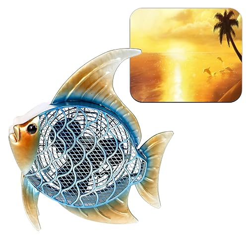 DecoBREEZE Decorative Table Fan, Desk Fan, Two Speed Electric Tabletop ...