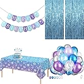 Amazon.com: 117 PCs Frozen Party Decorations, Hombae Frozen Birthday Winter Wonderland ...