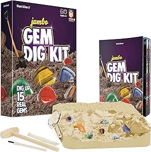Mega Gem Dig Kit - Dig up 15 Real Gemstones | Great Science, Gemology ...