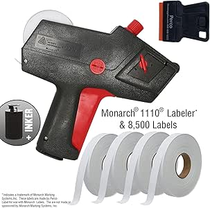 Amazon.com : Monarch 1110 Pricing Gun with Labels Starter Kit: Includes ...