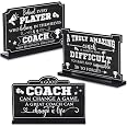 Amazon.com: Capoda 3 Pcs Coach Gifts Wooden Sign Basketball Coach Thank ...