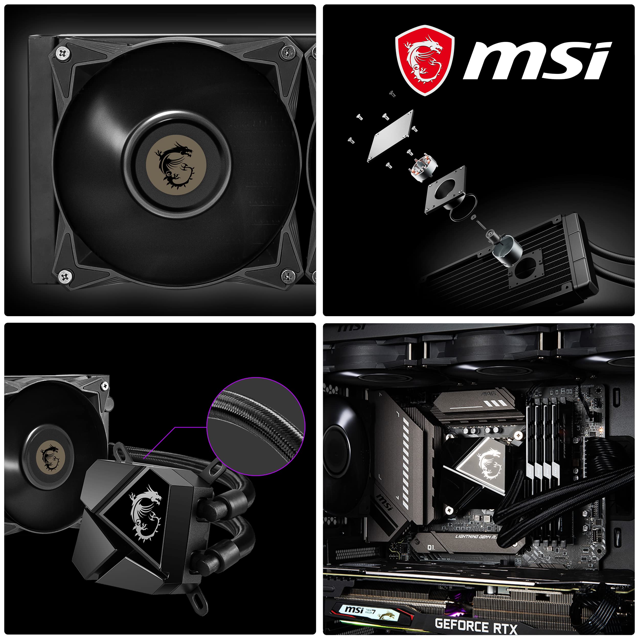 Mua MSI MAG CORELIQUID P360 AIO CPU Liquid Cooler - Discreet Piano ...