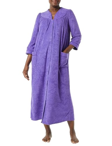 Long Snap Front Bathrobe Velour Snap Front Robe Online