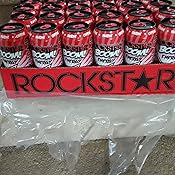 Amazon.com : Rockstar BOOM! Energy Drink, Whipped Strawberry, 16 Ounce ...