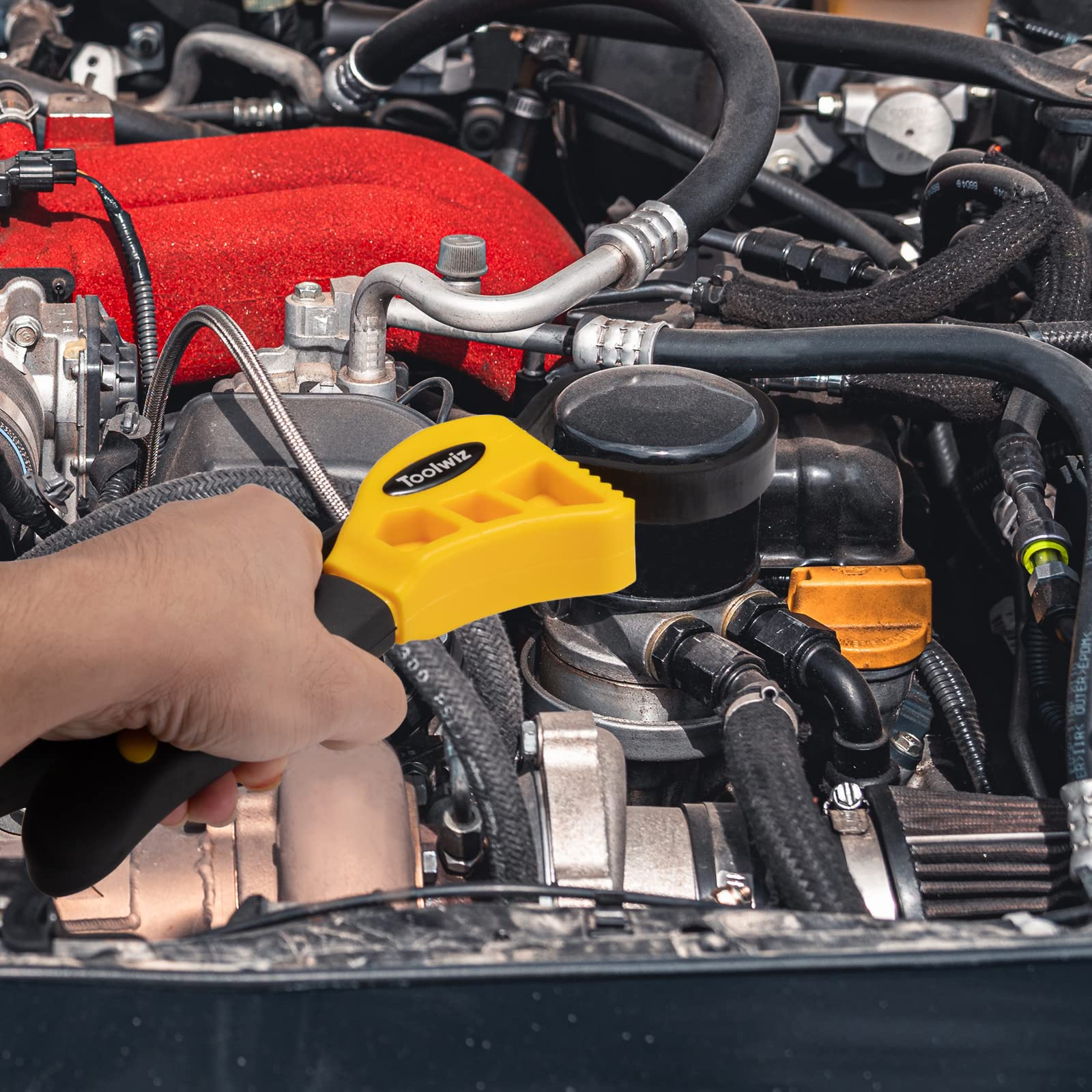 Mua Toolwiz Strap Wrench Set, Adjustable Rubber Strap Wrench Upgrade ...