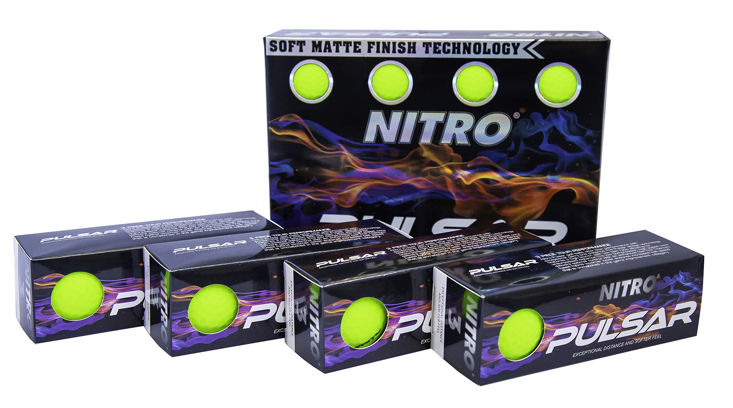 Mua Nitro Pulsar Box Golf Balls (Pack 12) trên Amazon Mỹ chính hãng ...