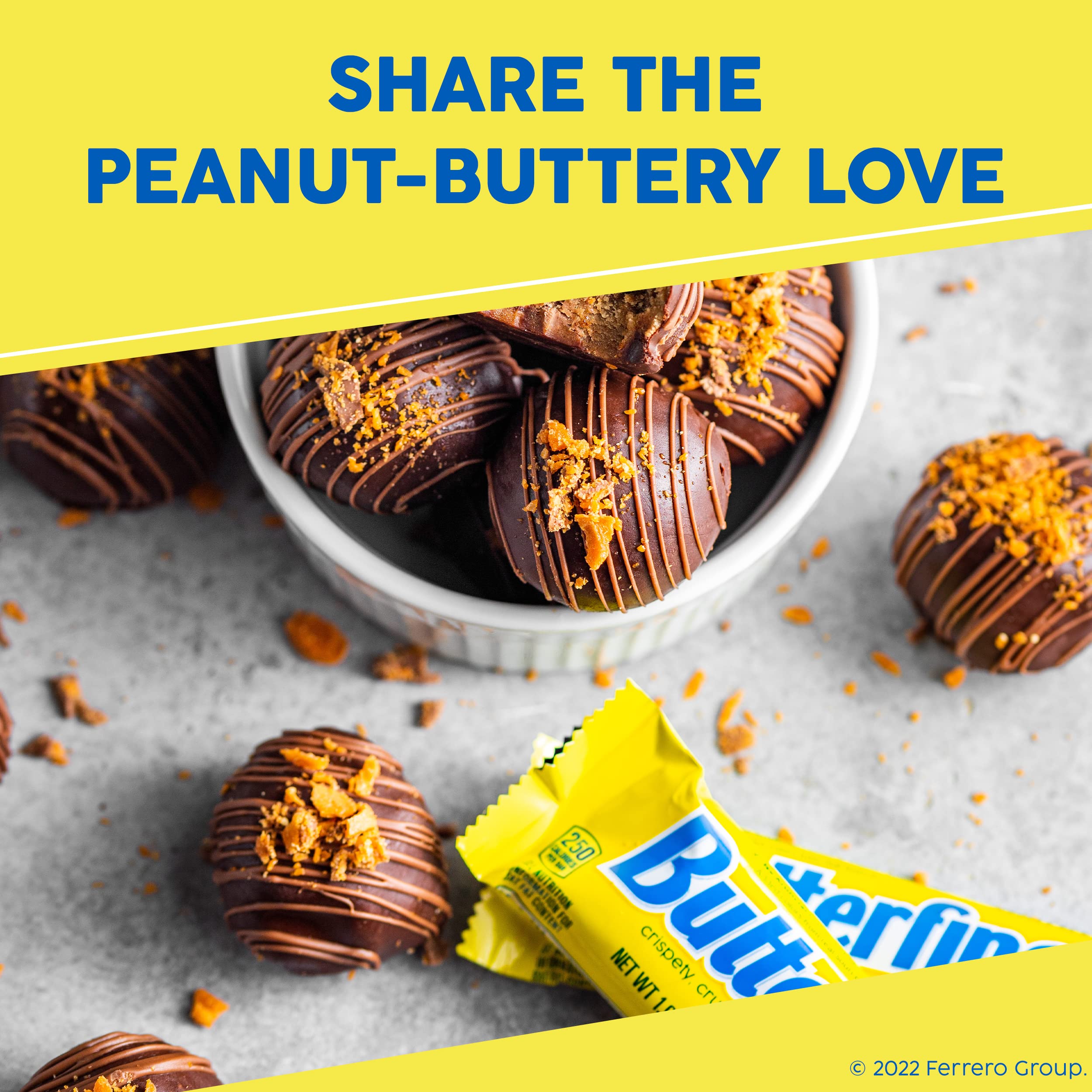 Butterfinger, Bulk, Chocolatey, Peanut-Buttery, Full Size Individually ...