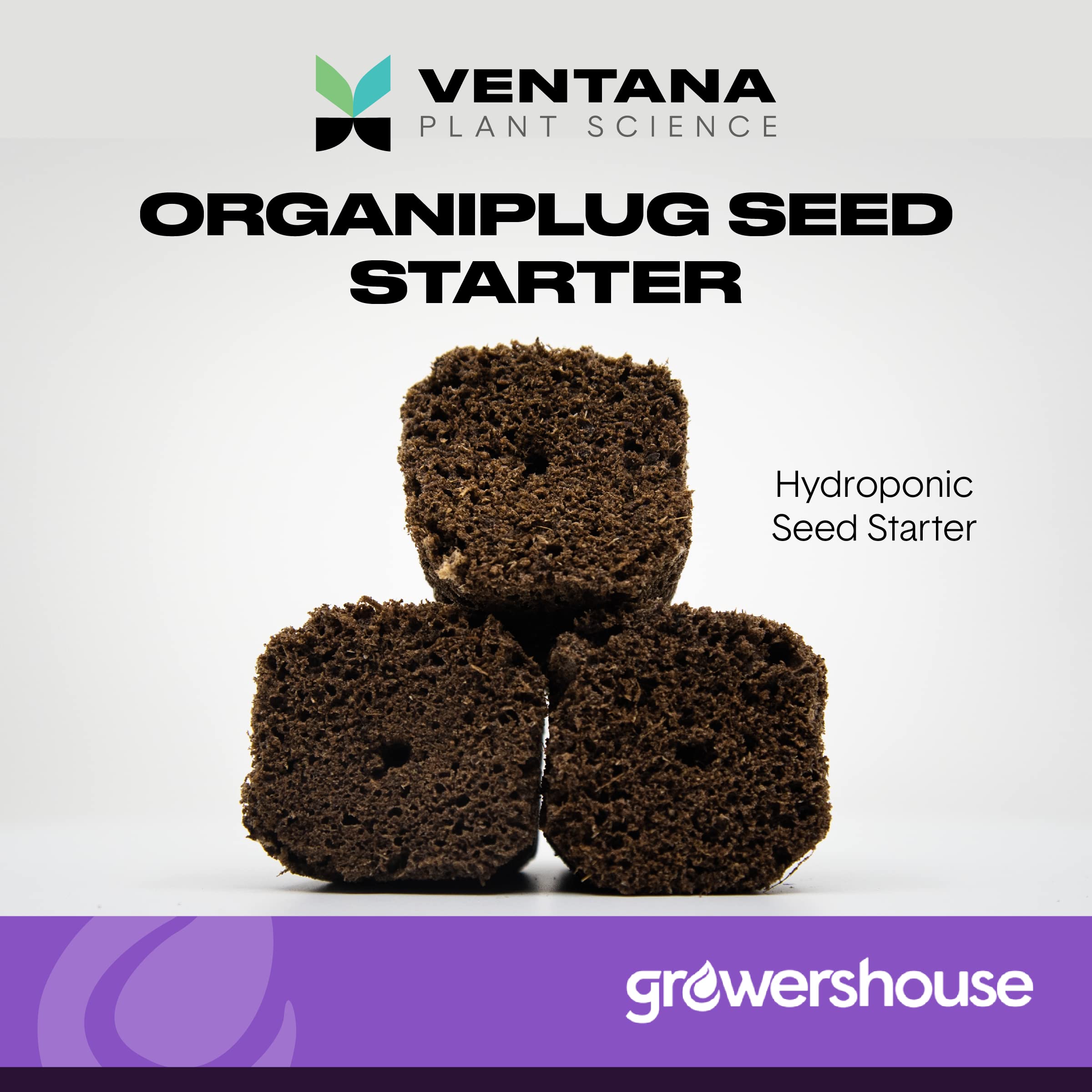 Mua VPS OrganiPlug Hydroponic Seed Starter Plugs, 100 Pack, Rapid Root ...