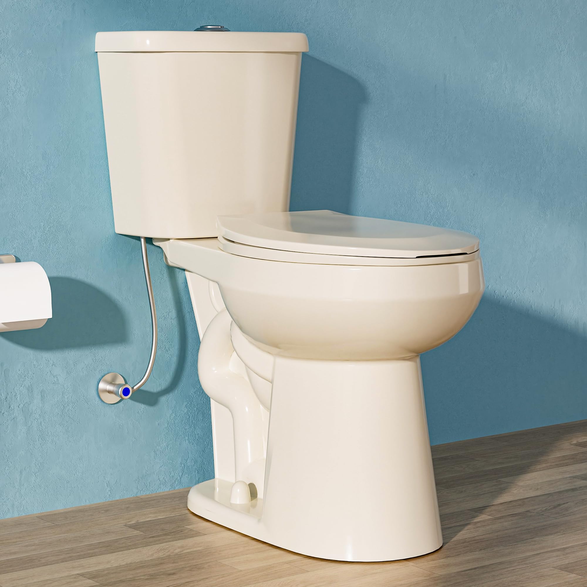 HOMLYLINK Tall Toilet 19 Inch for Seniors, ADA High Toilets, Comfort ...