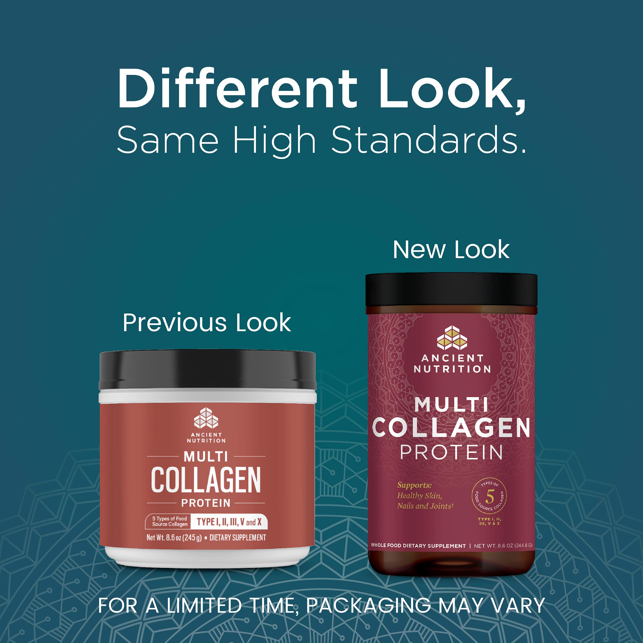 Multi Collagen Protein Powder Pure, Formulated by Dr. Josh Axe, 5 Types ...