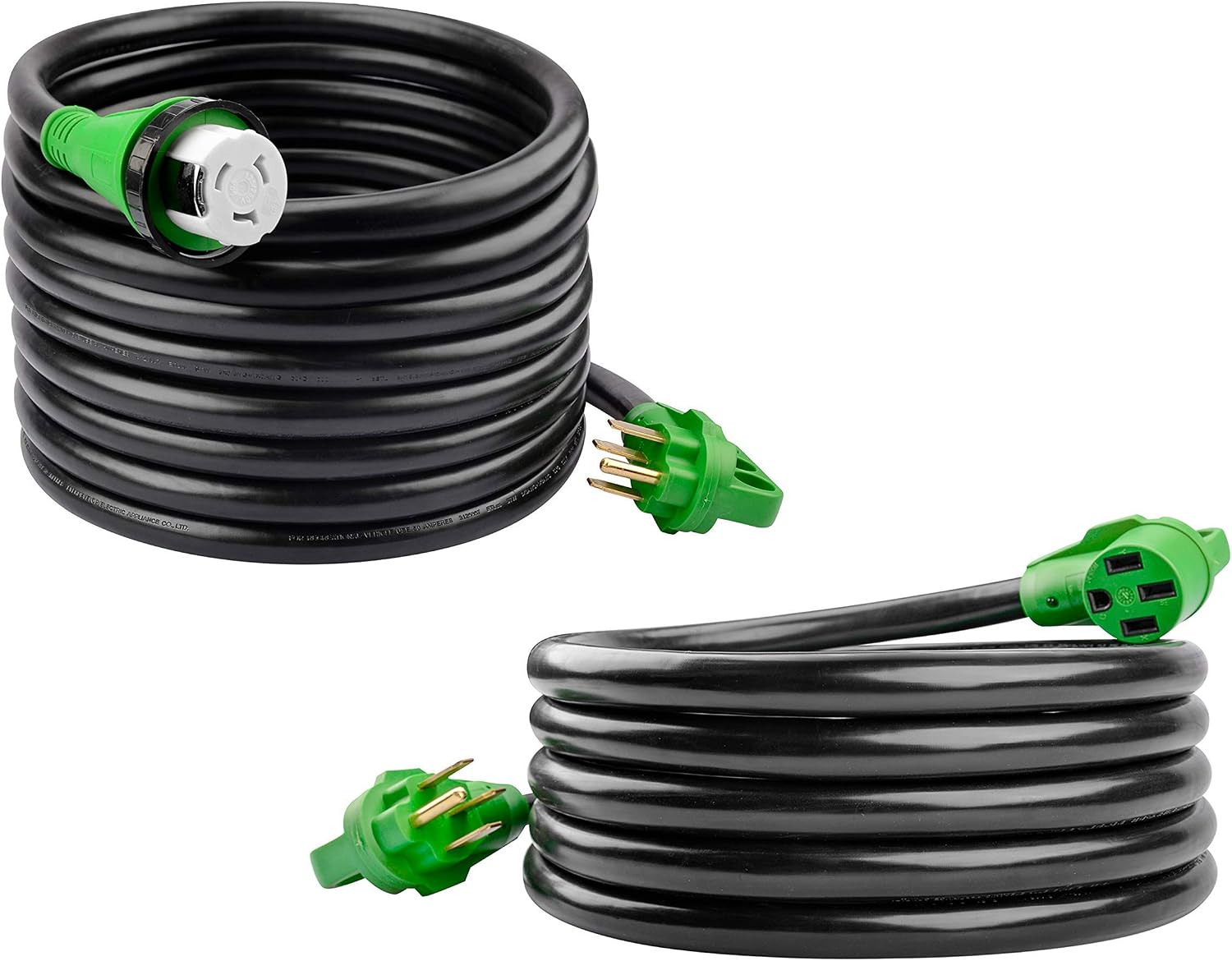 RVGUARD Bundle RV Extension Cord 75 Feet 14 50P To SS2 50R Heavy Duty RVGUARD Bundle RV Extension Cord 75 Feet 14 50P To SS2 50R Heavy Duty