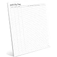 Amazon.com : Activity Log Notepad 11x8,5 - Organize and Track Tasks ...