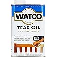 Amazon.com: RUST-OLEUM, Quart Watco A67141 Teak Oil Finish, Clear, 32 Fl Oz