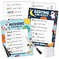 Amazon.com: Magnetic Morning & Bedtime Routine Chart for Kids - Customizable Toddler Daily ...