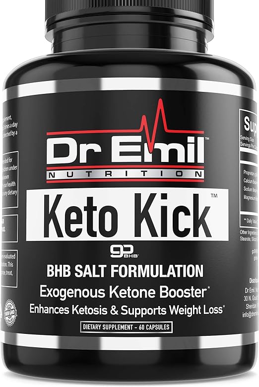 Dr. Emil Keto Kick - Exogenous Ketones with Patented BHB Salt Complex ...