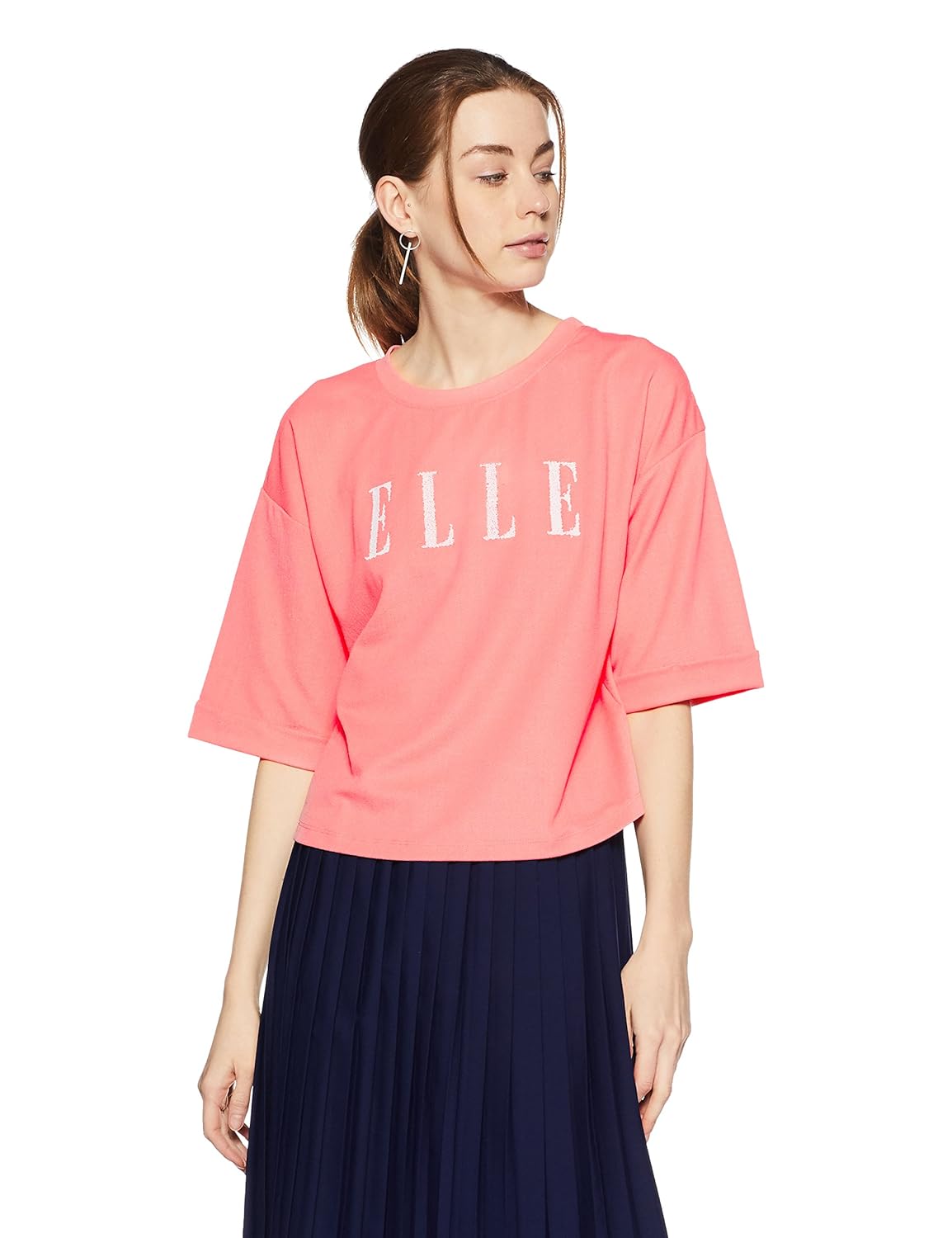 Buy Elle Women's Slim Fit T-Shirt at Amazon.in