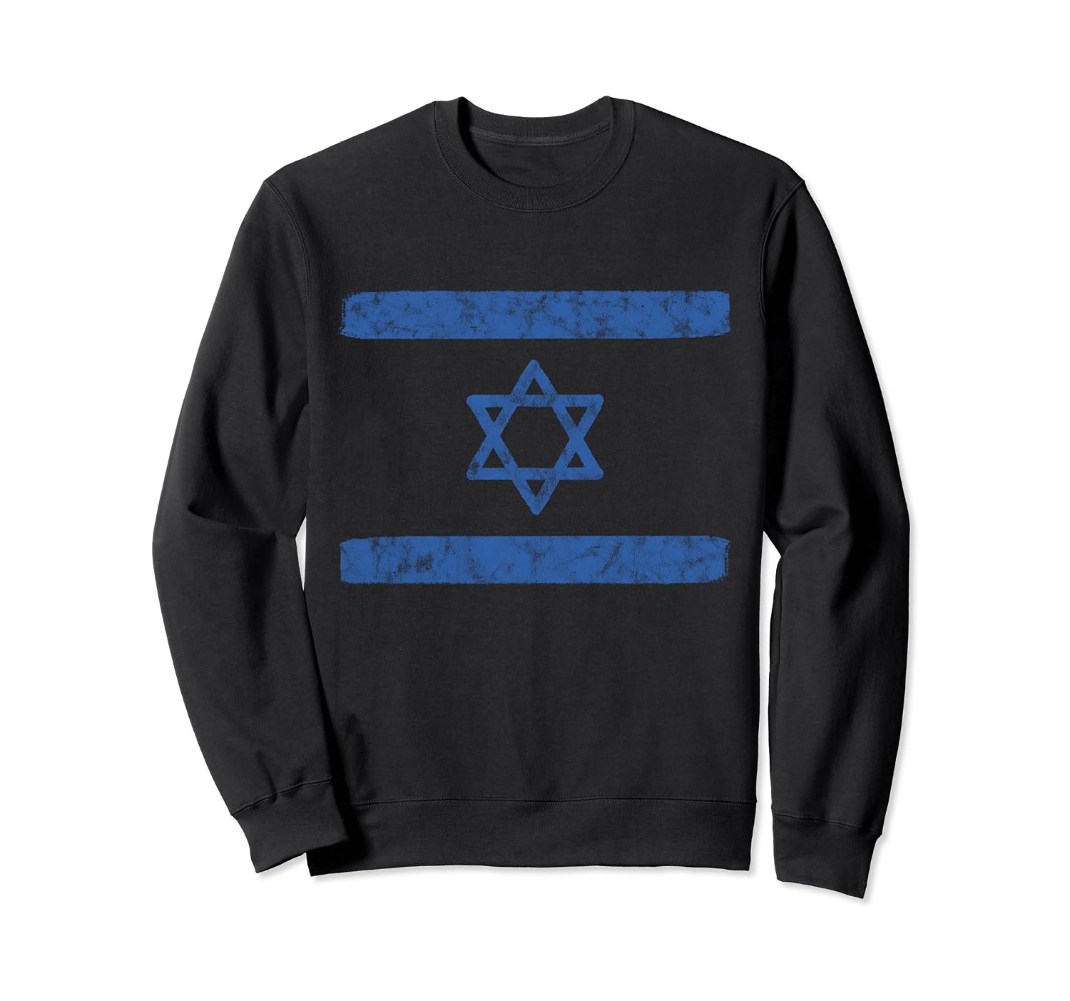 Israel Flag Sweatshirt (Distressed)-4LVS – 4loveshirt