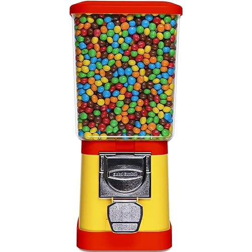 Candy Dispenser - Home Vending Machine - Red and Yellow Candy Vending ...