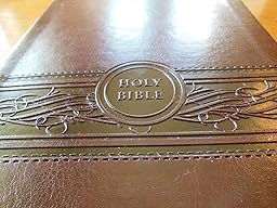 MEV Bible Personal Size Large Print Cherry Brown: Modern English ...