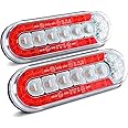 Amazon.com: Agrieyes 6 Inch Oval LED Trailer Lights, Submersible Boat Trailer Light, with Brake ...