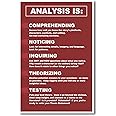 Amazon.com: Analysis Is - NEW Classroom Language Arts Poster: Posters ...