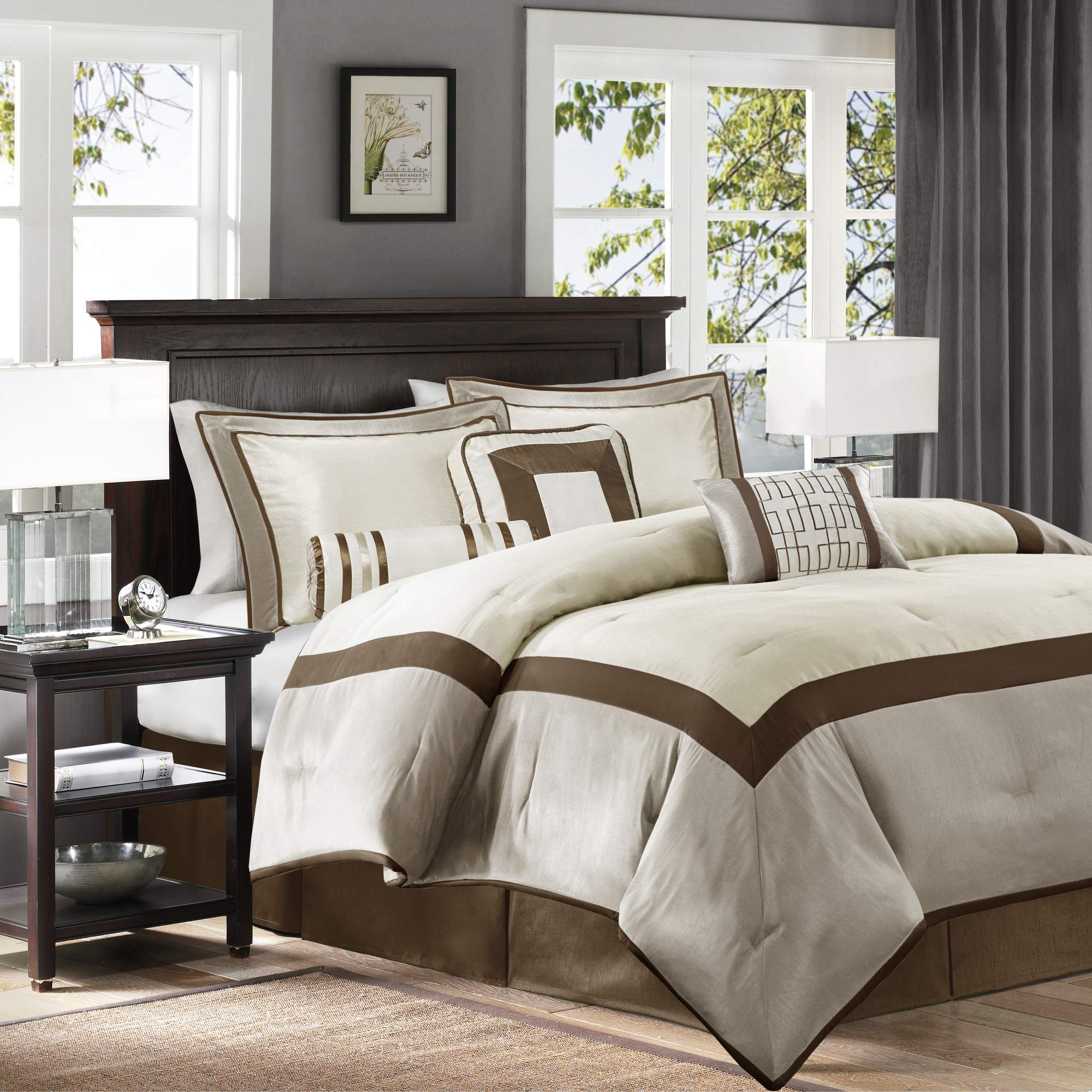 Madison Park Cozy Comforter Set-Deluxe Hotel Collection, All Season ...