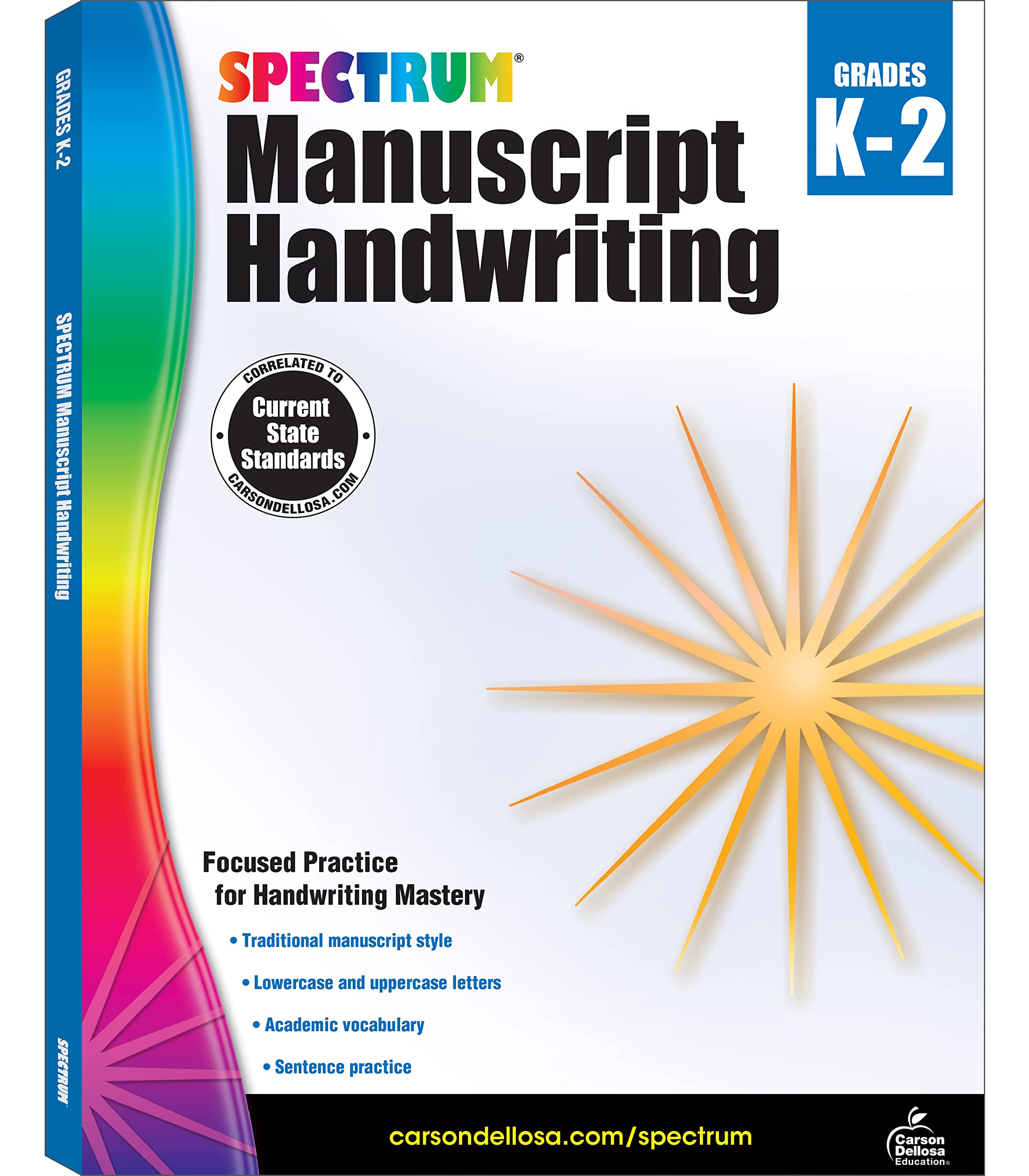 Mua Spectrum Manuscript Handwriting Workbooks, Ages 5 to 8 ...