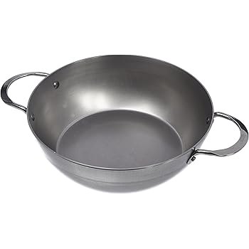 Amazon.com: MINERAL B Round Country Chef Carbon Steel Fry Pan 9.5-Inch ...