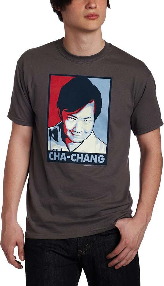 T-Line Men's Community Cha-chang Shirt, Charcoal, Medium | Amazon.com