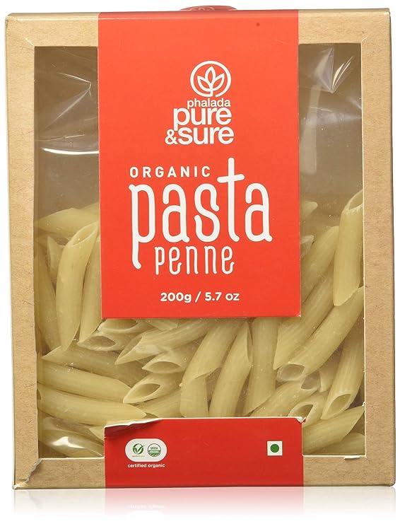 Pure and Sure Organic Pasta, Penne, 200g: Amazon.in: Grocery & Gourmet ...
