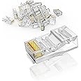 Amazon.com: Seefeful 100-Pack CAT6 RJ45 Modular Plugs (RJ45 Connectors ...