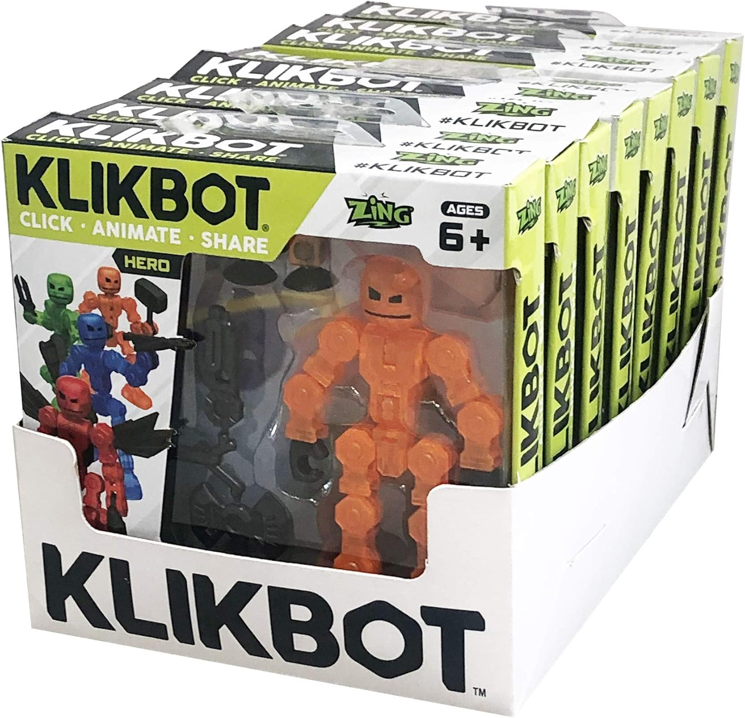 Zing KLIKBOT 4 Pack Includes All 4 Heroes – BigaMart