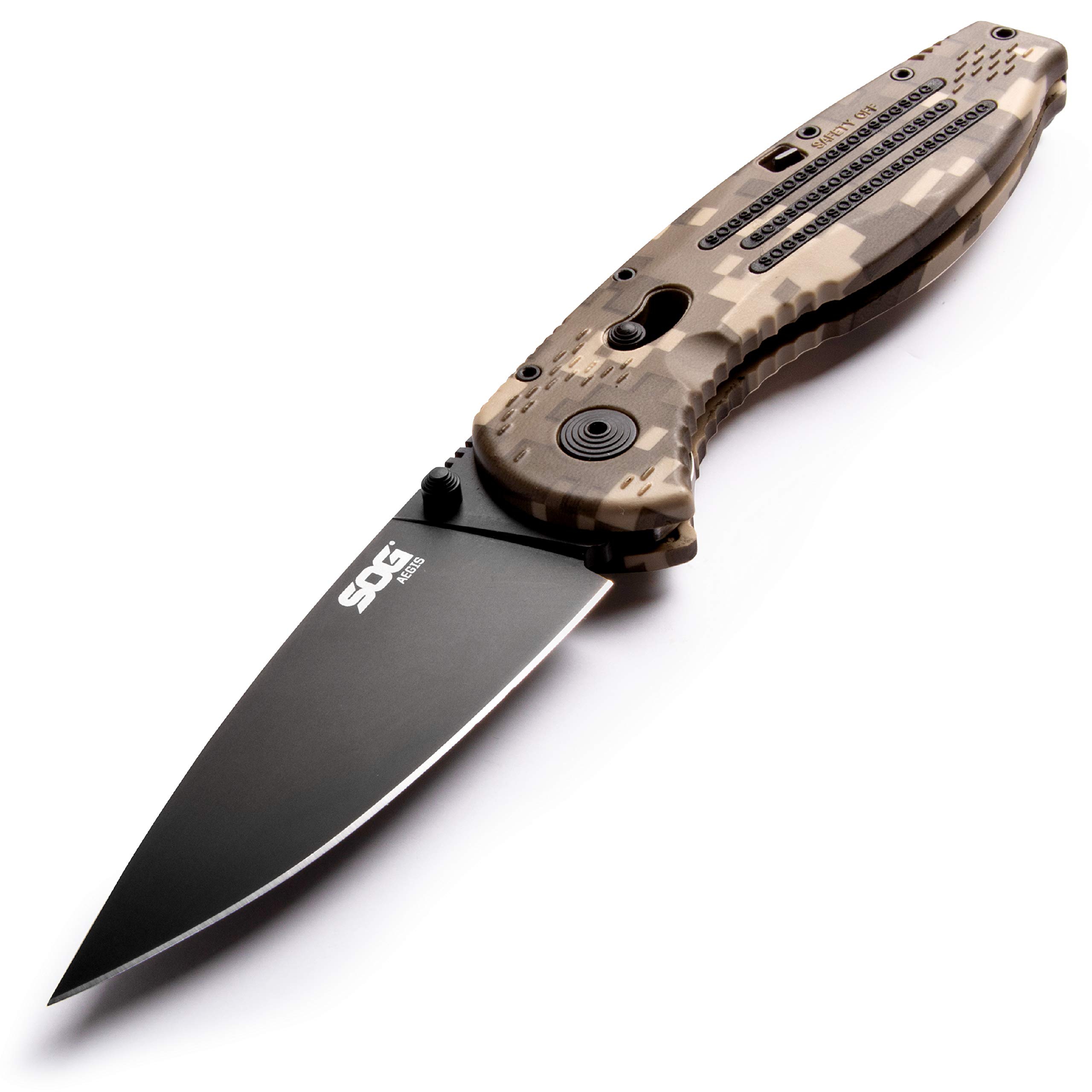 SOG Folding Pocket Knife Aegis EDC Tactical Knife on Galleon Philippines
