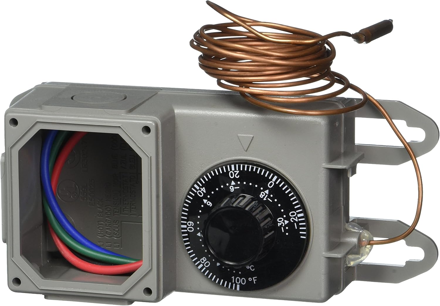 Peco TRF115-007 Industrial NEMA 4X Thermostat, Gray, Building Supplies ...