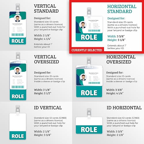 Professional Role Recognition Customizable Badge Buddy For Healthcare ...