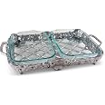 Amazon.com: Arthur Court Metal Pyrex Glass Casserole Dish Holder in ...