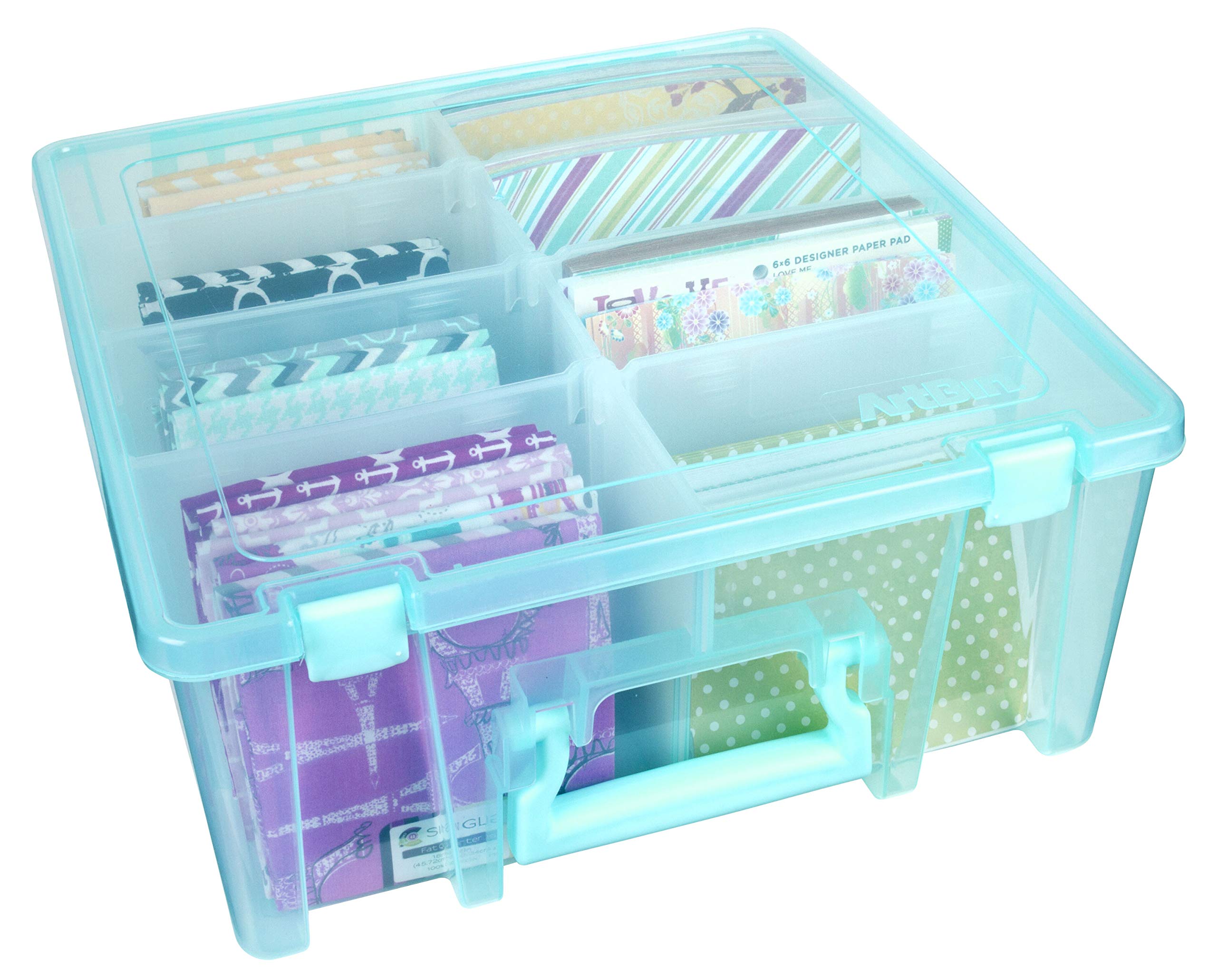 ArtBin Super Satchel Compartment Box - Stackable Durable Art Storage ...