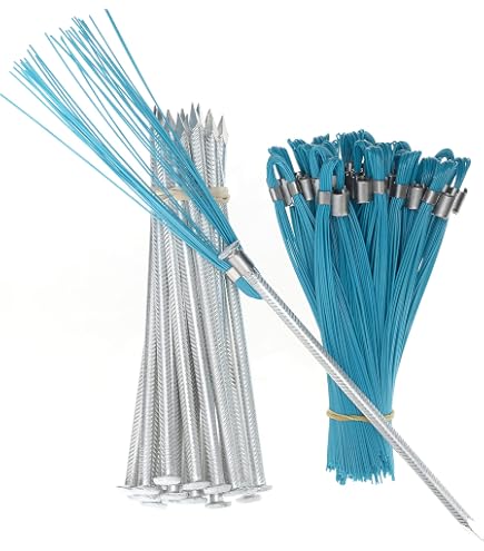 Trail Chasers - 10 Pack White 6-Inch Whiskers With Aluminum Stakes ...