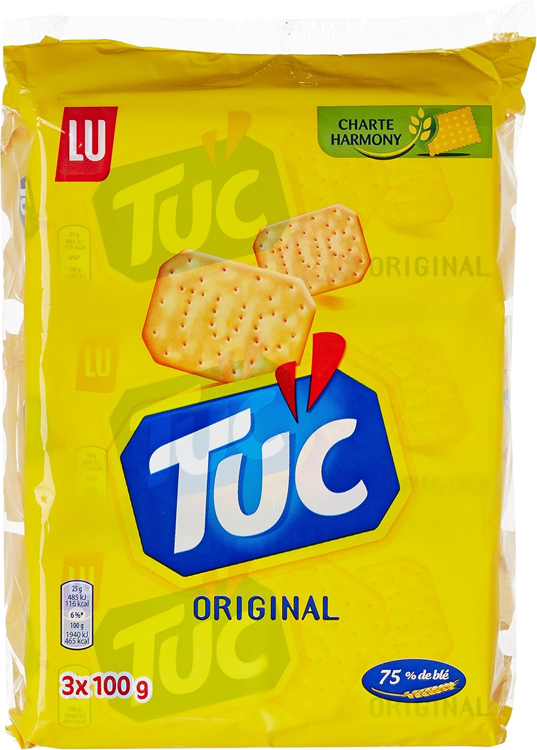 Lu TUC Original Paquet de 3 x 100 g - Lot de 2: Amazon.fr: Epicerie