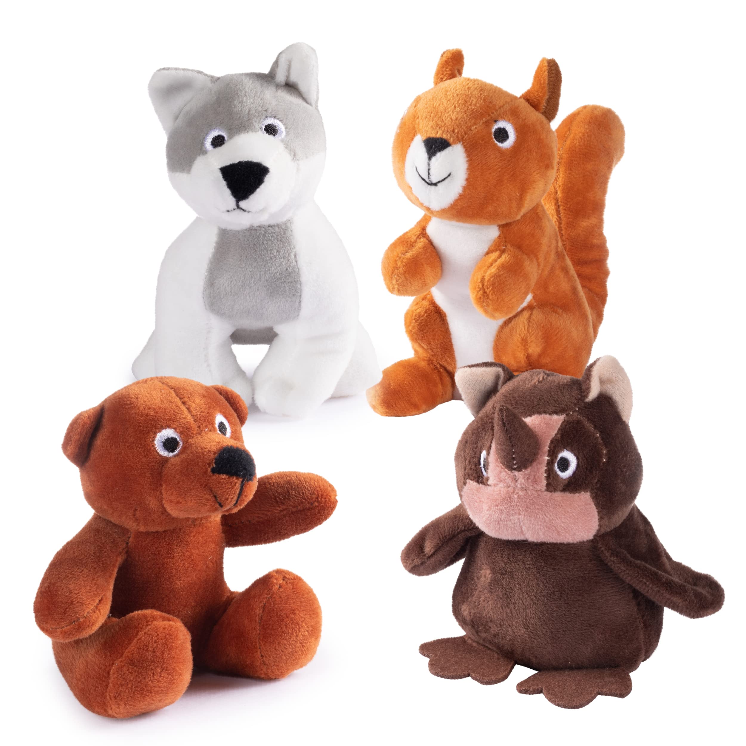 Mua Plush Stuffed Forest Animals Set | Set of 4 Plush Forest Animals ...