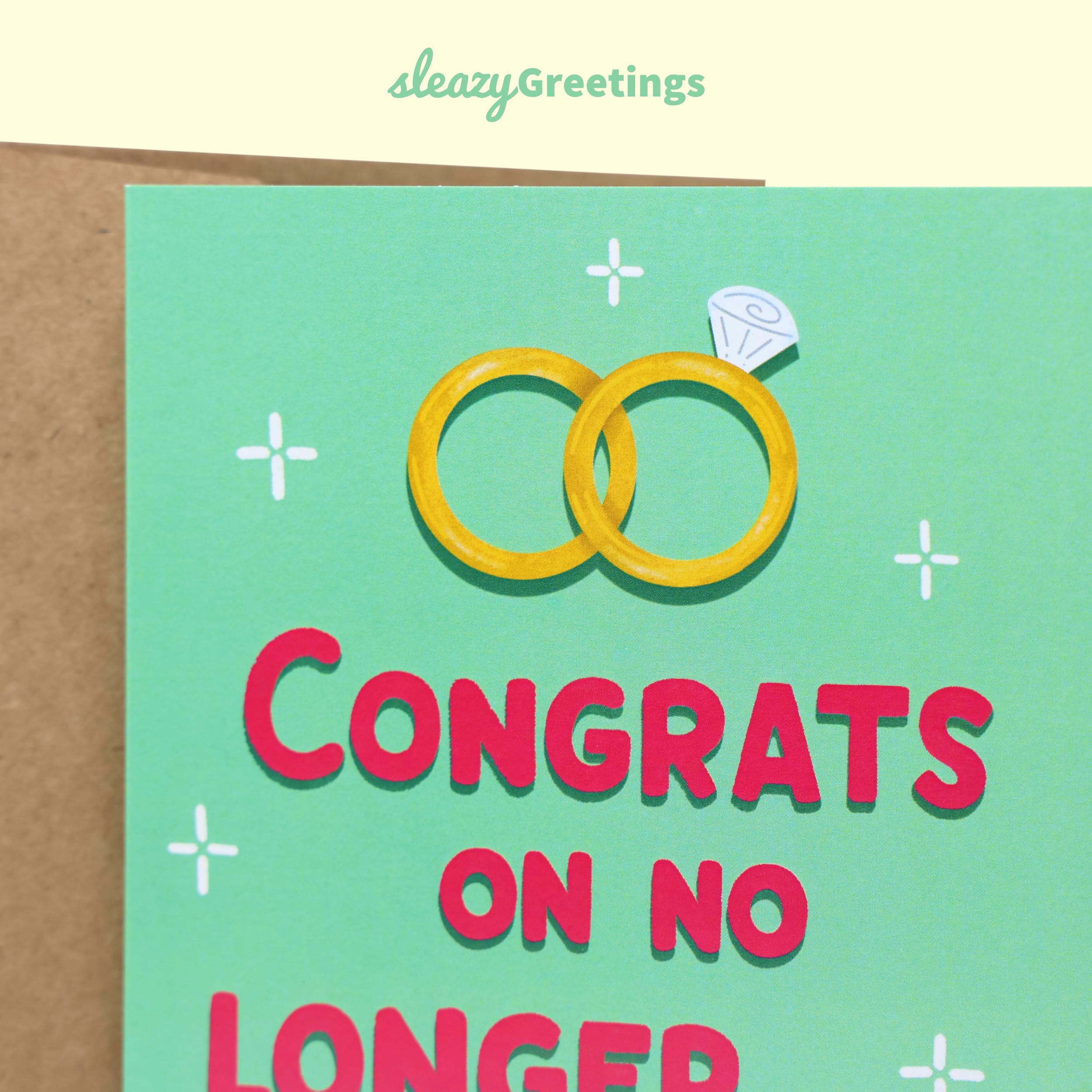 Mua Sleazy Greetings Funny Wedding Card | Funny Congratulations Card ...