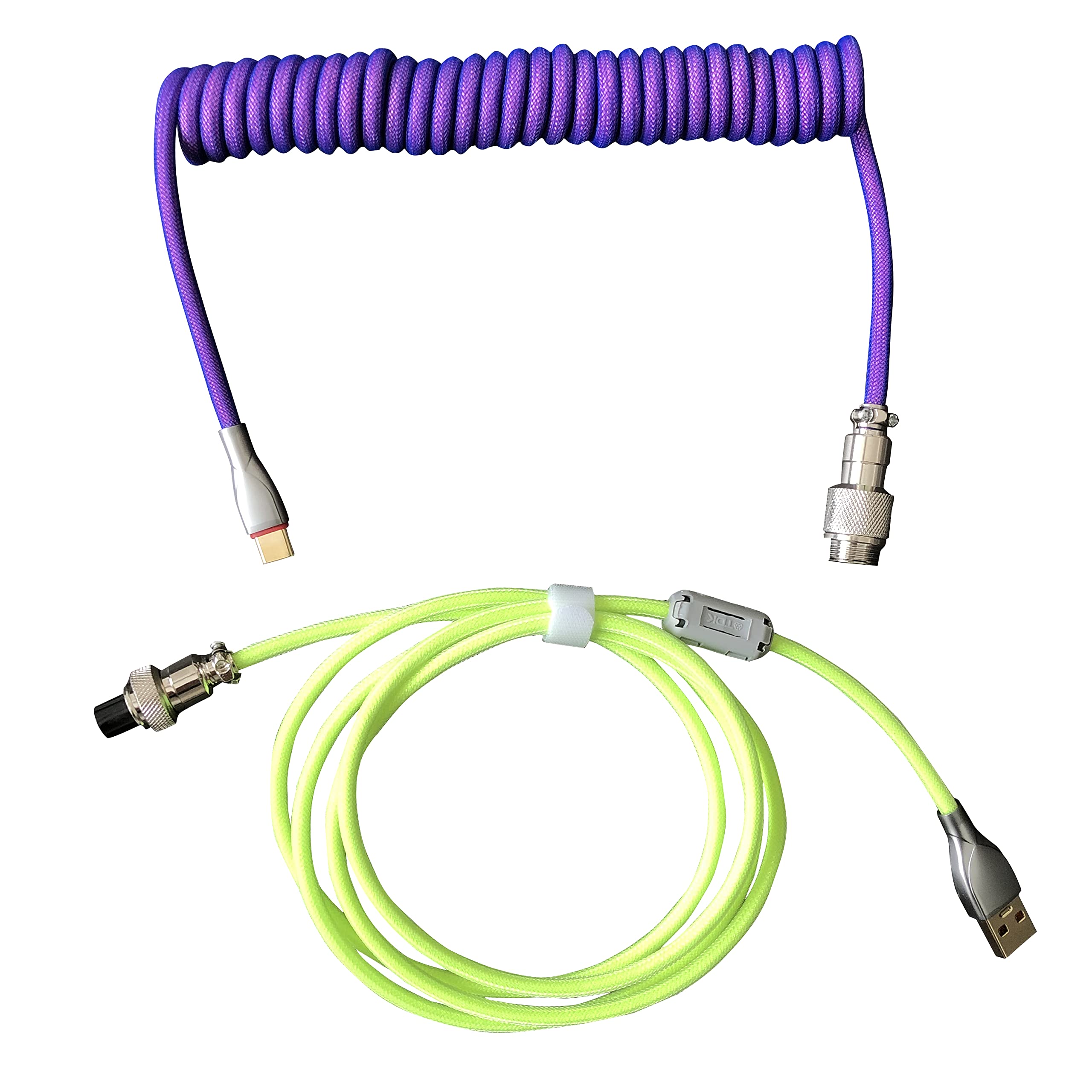 Mua Custom Double-Sleeved Mechanical Keyboard Cable, Handmade Coiled ...