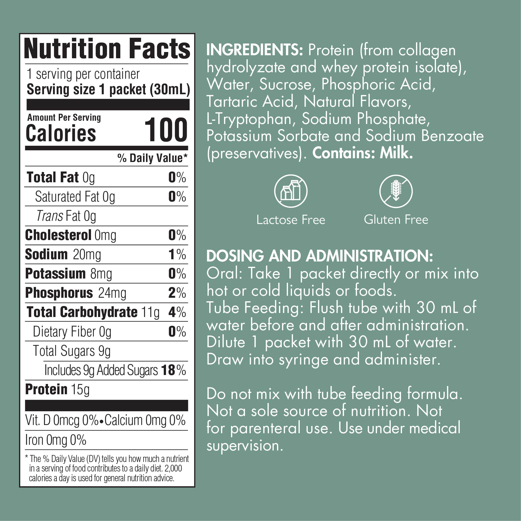 Mua Medtrition Liquid Collagen peptides Type I, III 15 Grams Protein ...